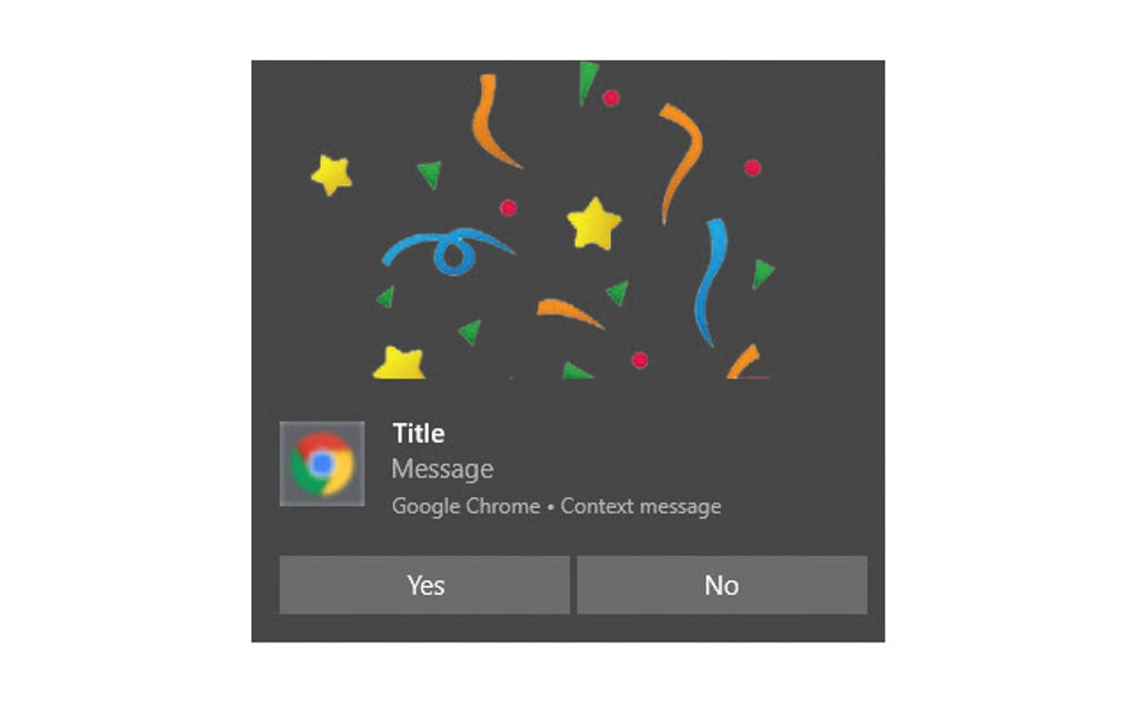 Notifications sample extension para Google Chrome - Extensión Descargar