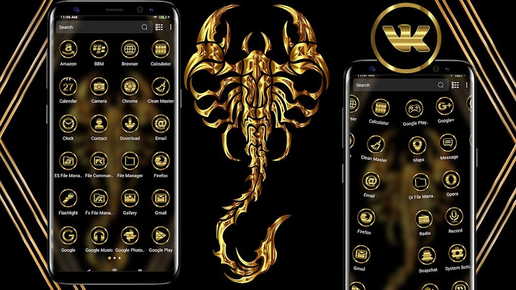Golden Scorpion Theme for Android - Download