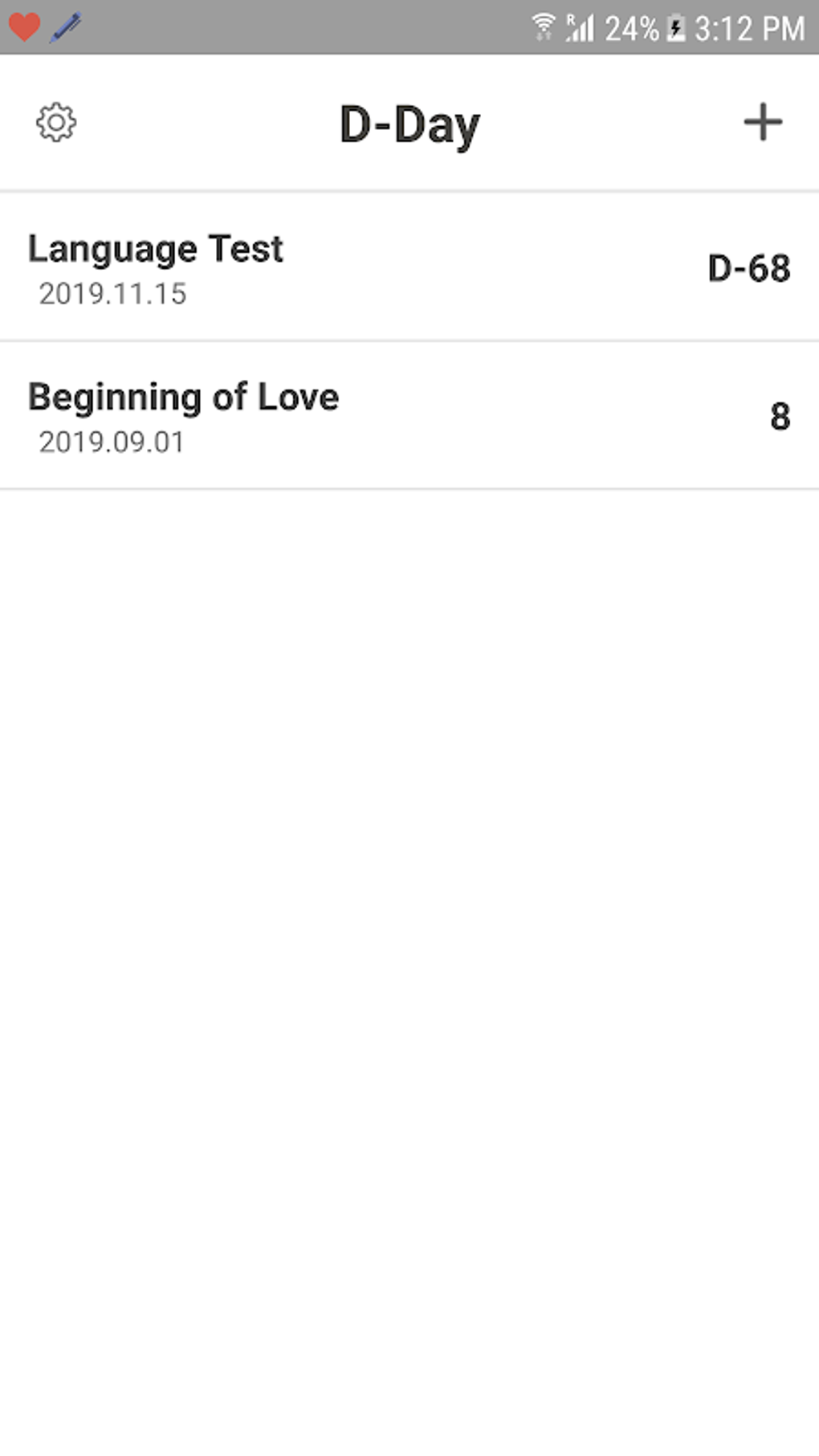 D-day Counter widget APK for Android - Download