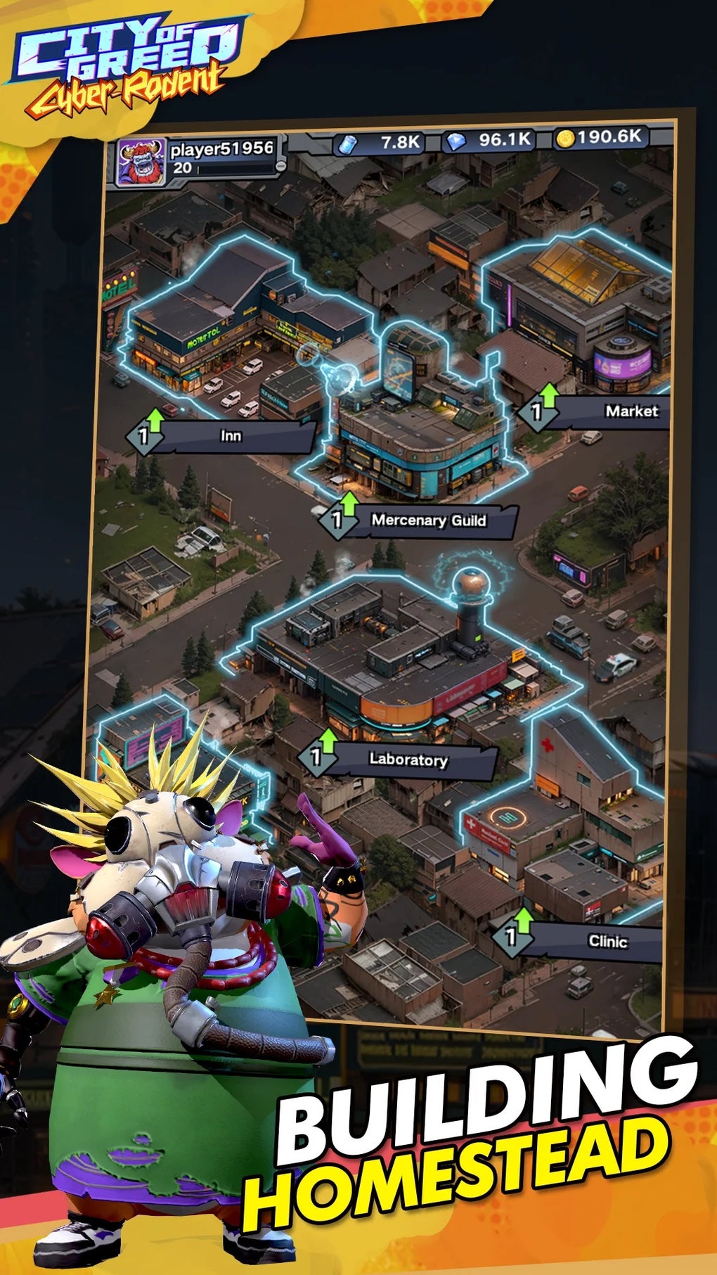 City of Greed:Cyber Rodent APK for Android - Download