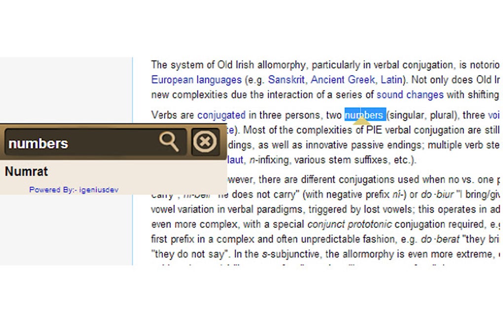 Albanian Dictionary for Google Chrome - Extension Download