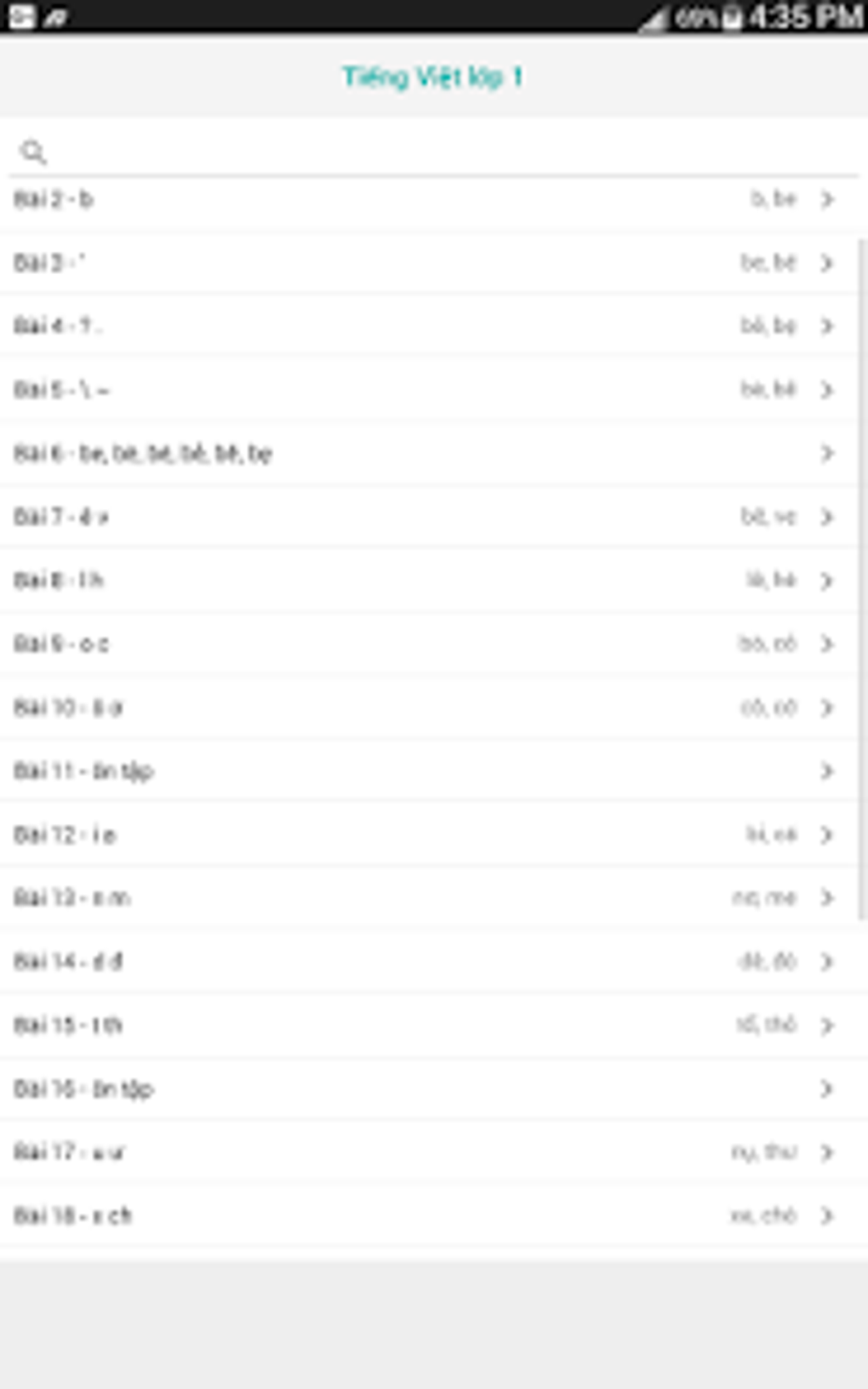 Tieng Viet Lop 1 - Tap 1 for Android - Download