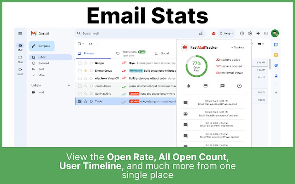 Fast Mail Tracker para Google Chrome - Extensión Descargar