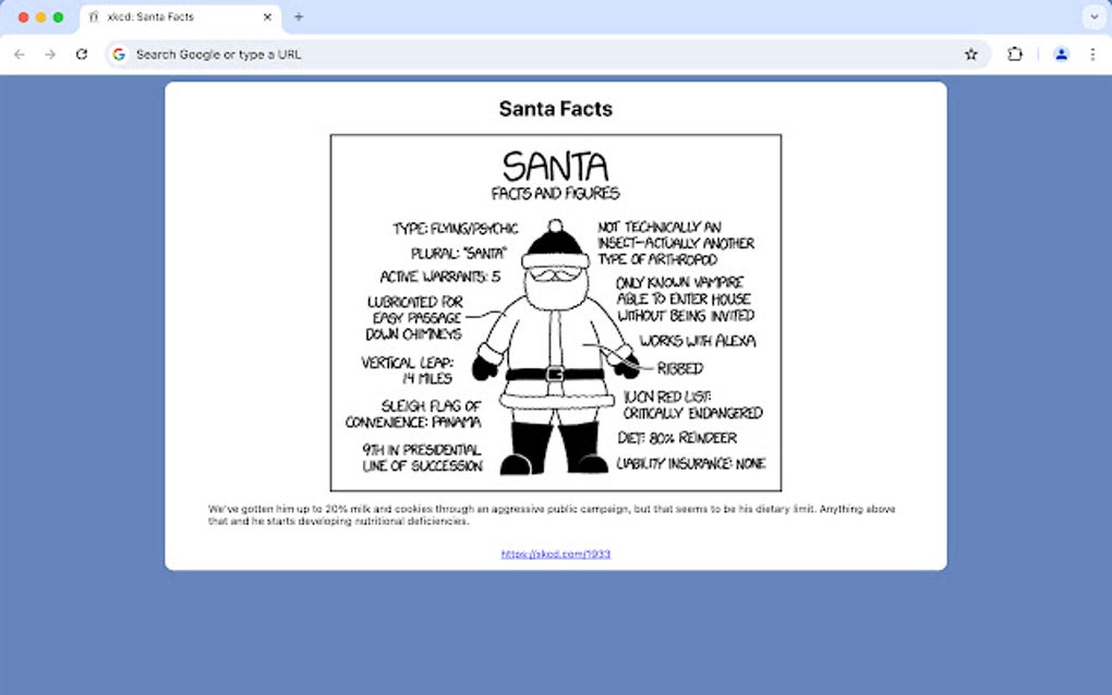 xkcd New Tab for Google Chrome - Extension Download
