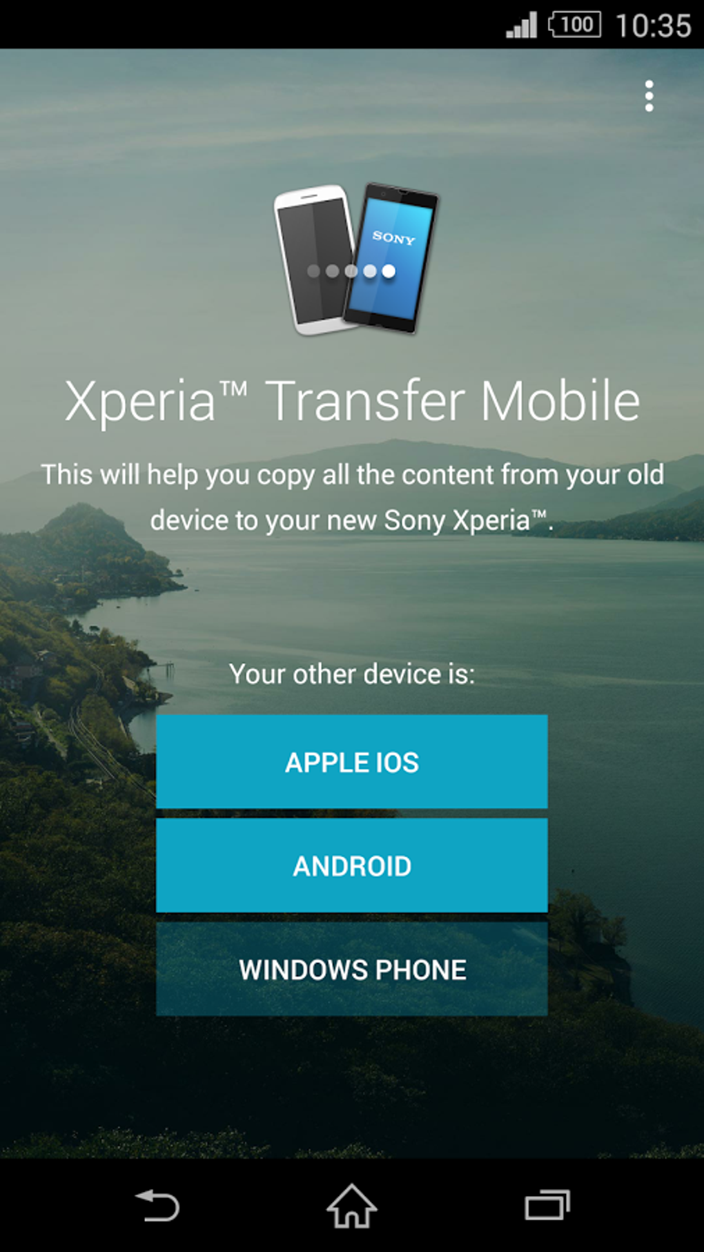 Old version Xperia Transfer Mobile for Android - 無料・ダウンロード