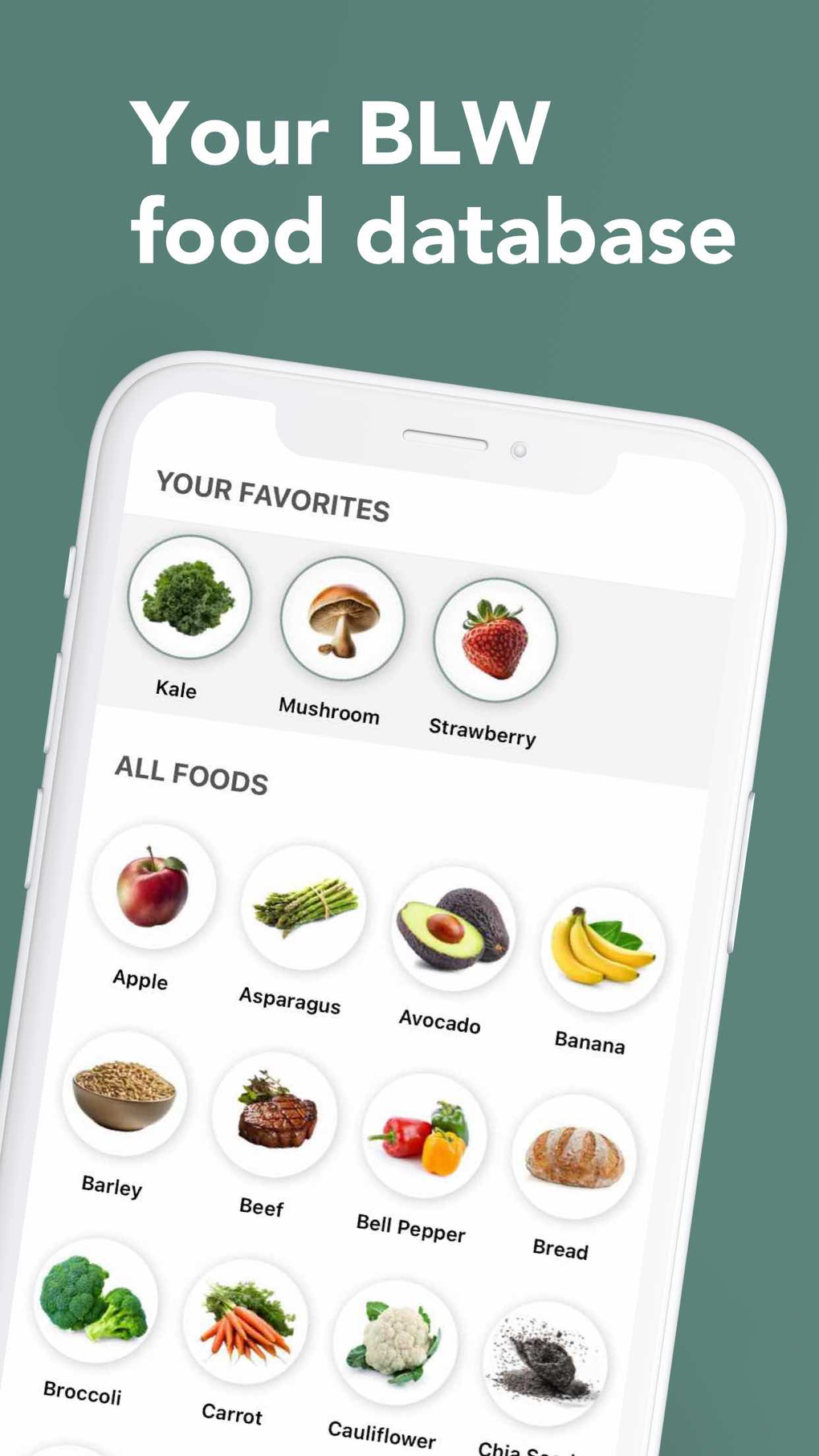Baby Led Weaning App - BLW para iPhone - Descargar