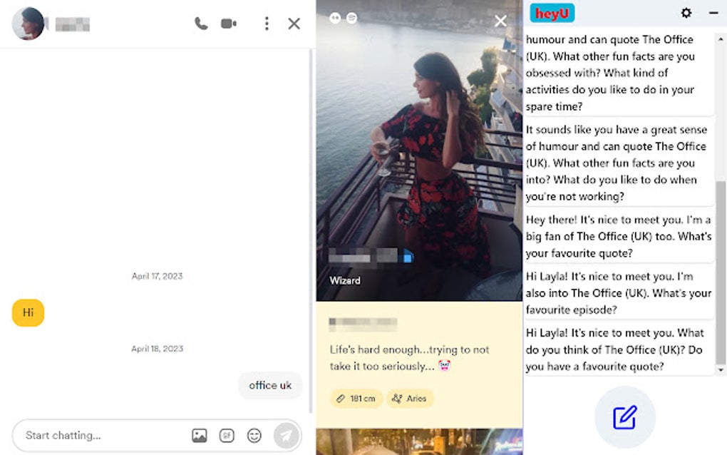 HeyU para Google Chrome - Extensión Descargar