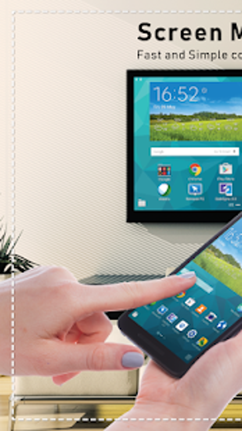 Android 용 Screen Sharing - Screen Share with Smart TV APK - 다운로드