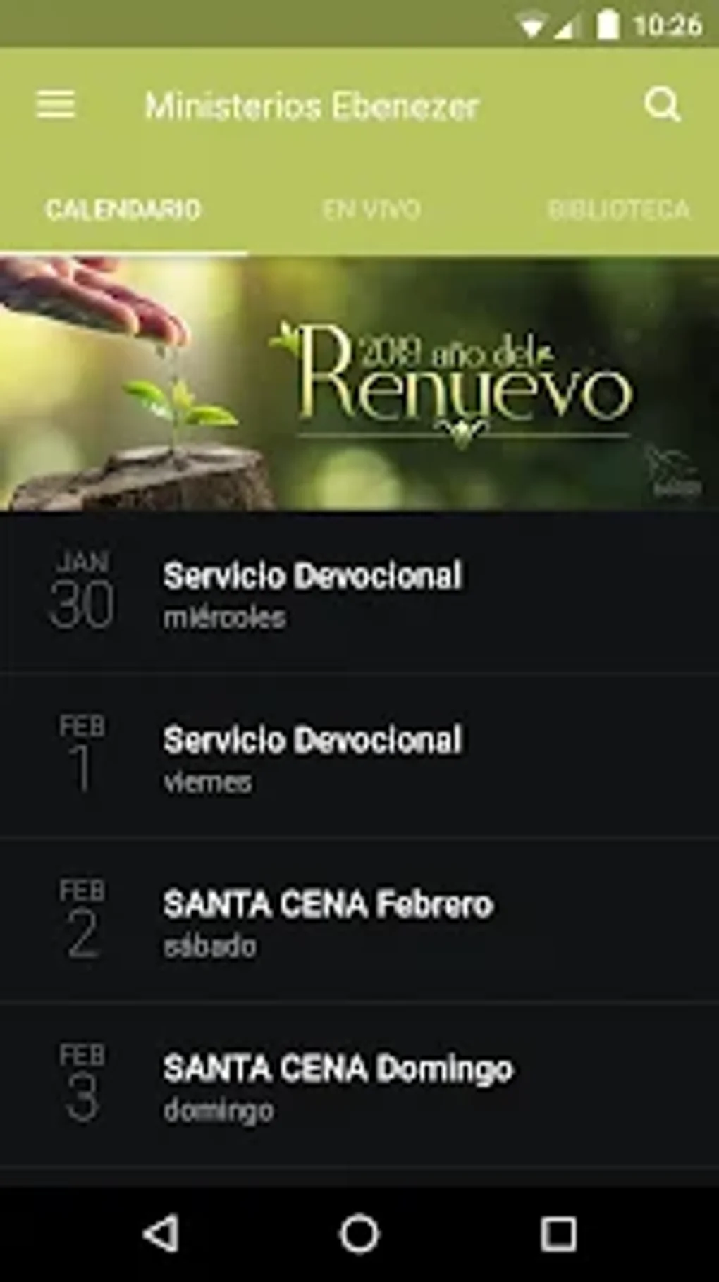 Ministerios Ebenezer para Android - Descargar