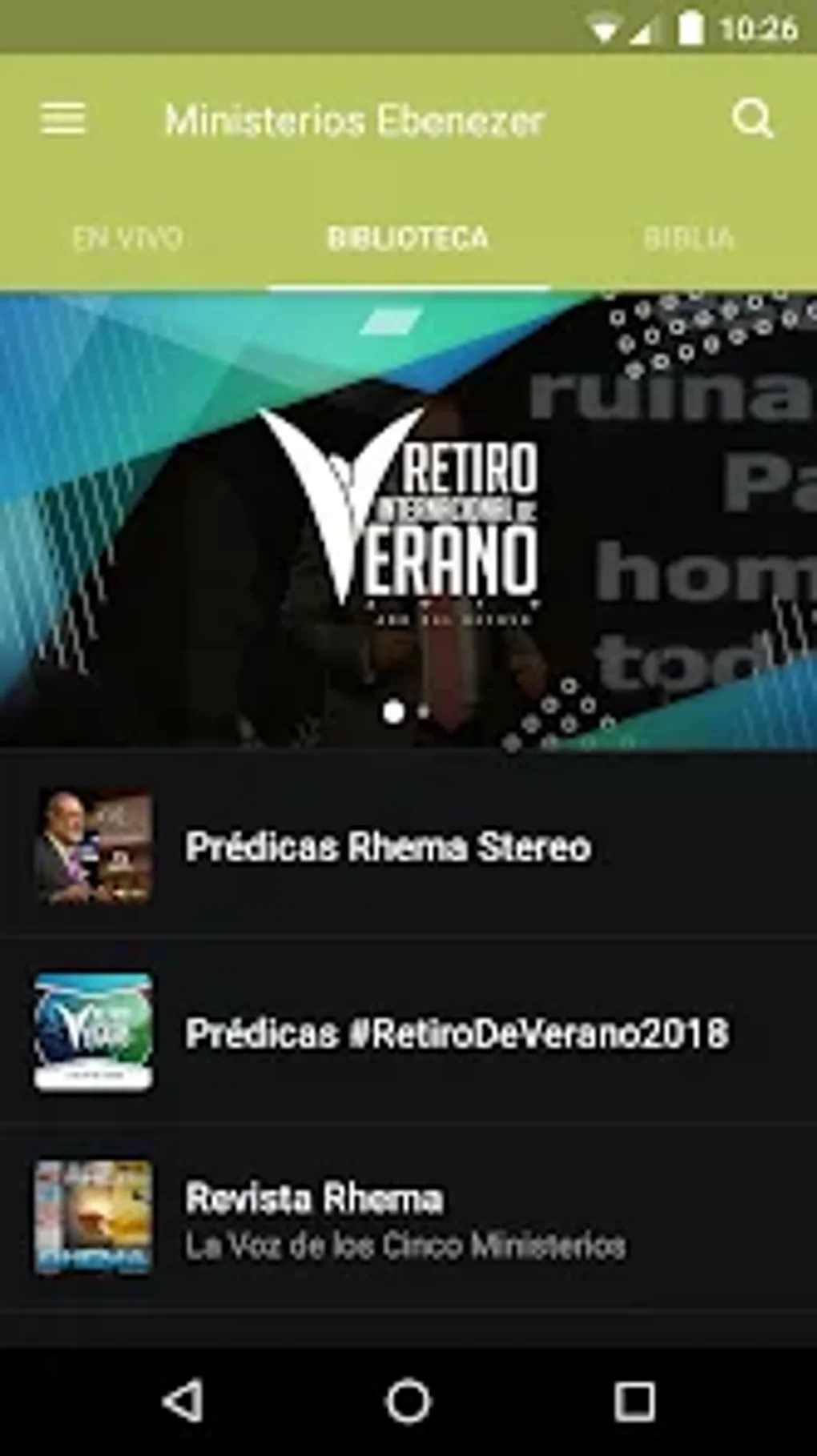 Ministerios Ebenezer para Android - Descargar