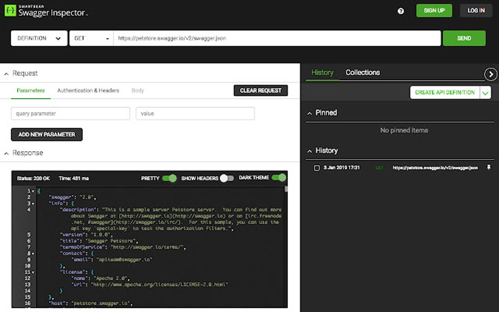 Swagger Inspector Extension para Google Chrome - Extensión Descargar