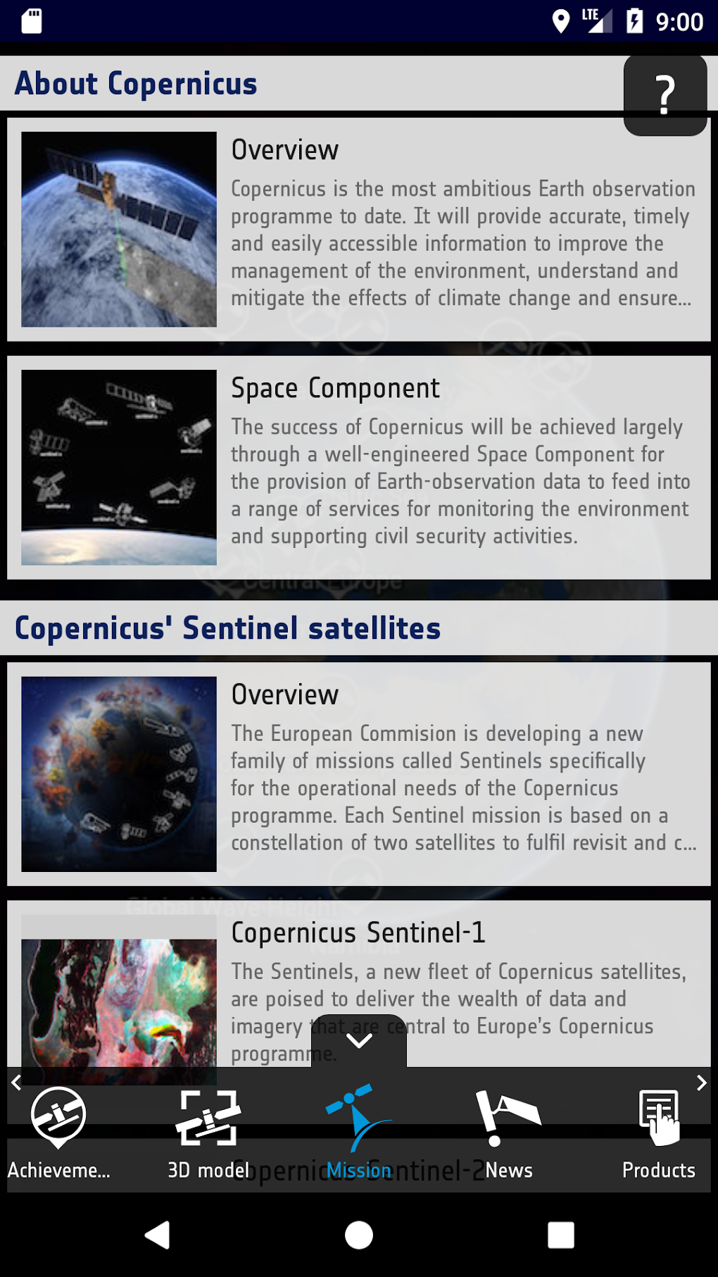 Copernicus Sentinel for Android - Download