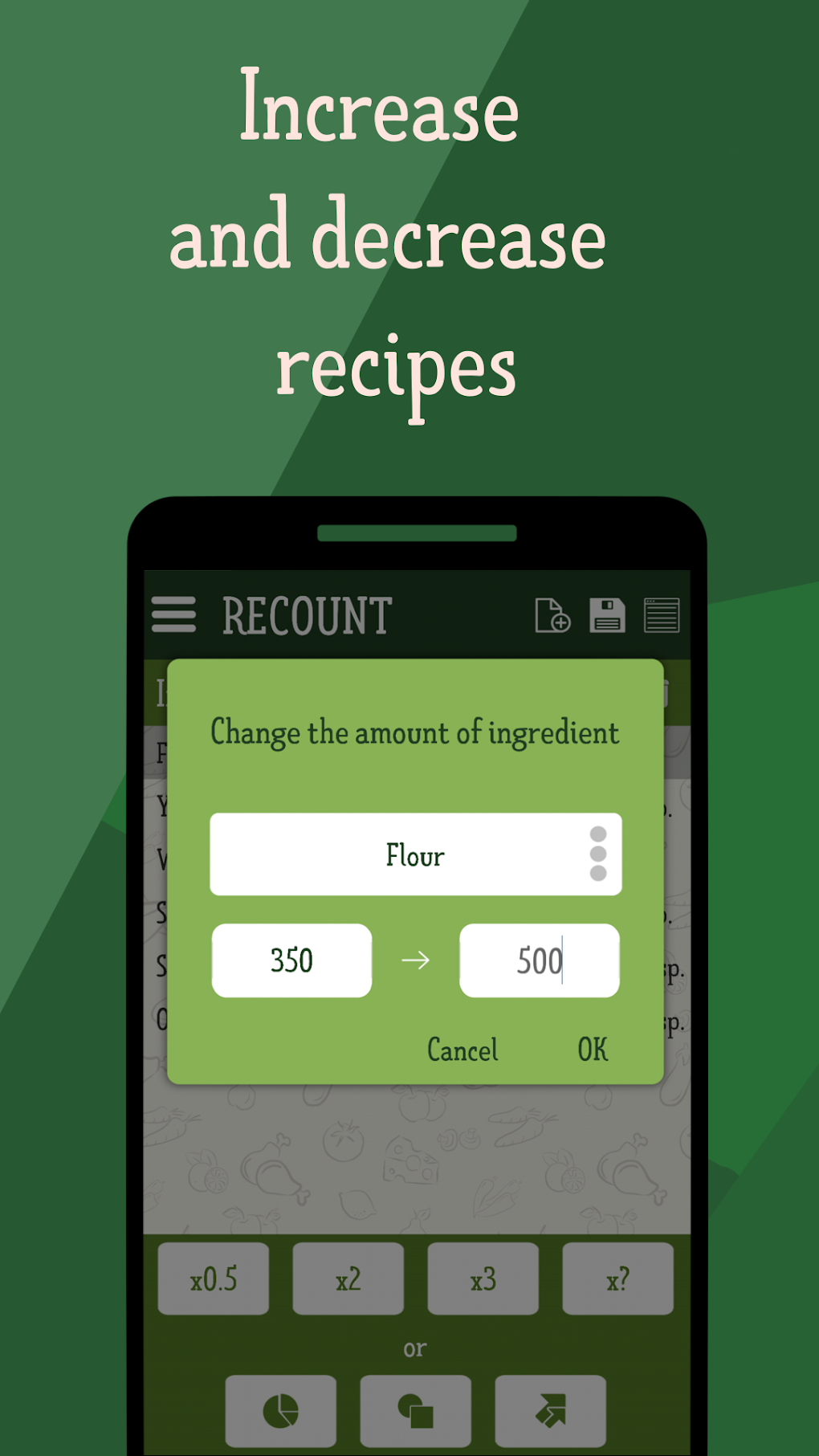 Kitchen Assistant - Recounting Ingredients. Timers APK for Android - Download