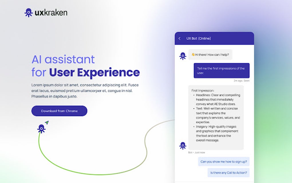 UX Kraken สำหรับ Google Chrome - ส่วนขยาย ดาวน์โหลด