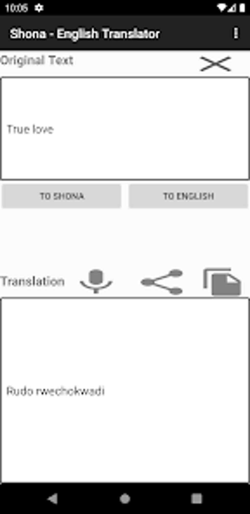 Shona - English Translator para Android - Descargar