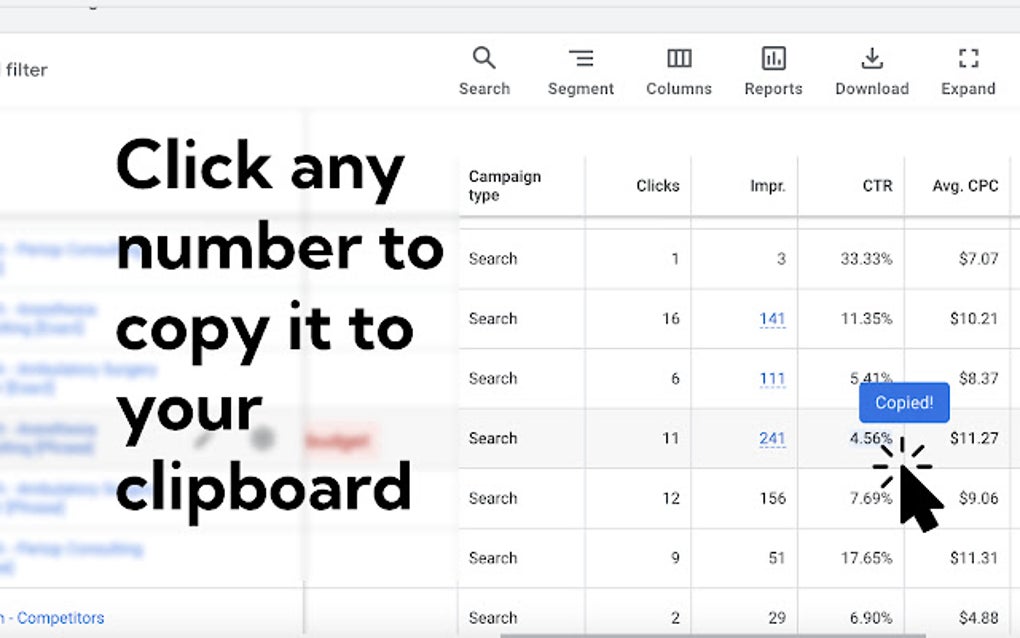 Google Ads Quick Copy สำหรับ Google Chrome - ส่วนขยาย ดาวน์โหลด