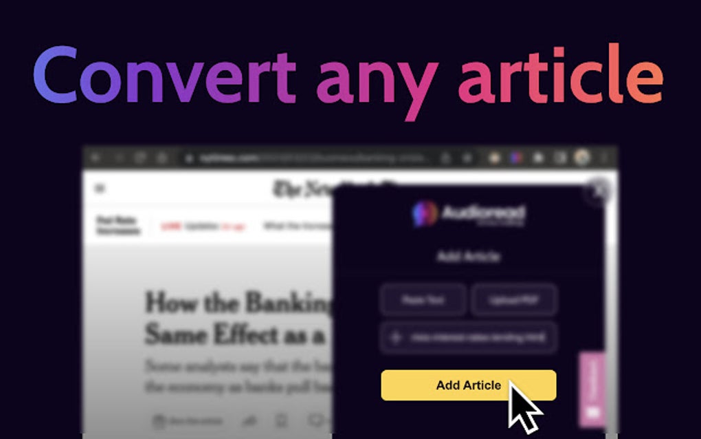 Audioread: Ultra-Realistic Text-to-Speech for Google Chrome - Extension ...