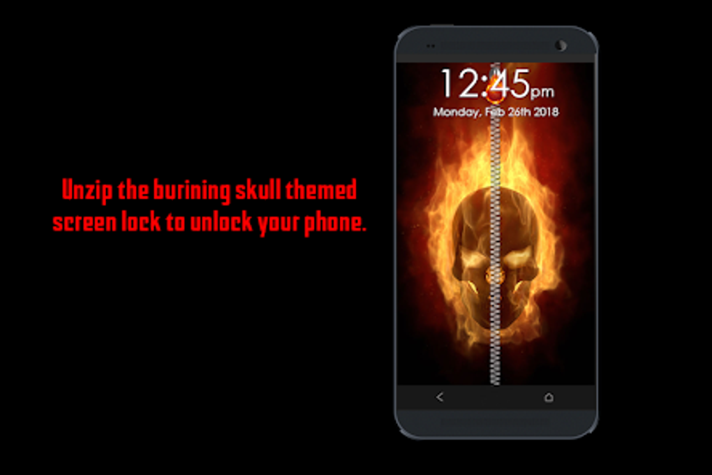 Skull Lock Screen for Android - 無料・ダウンロード