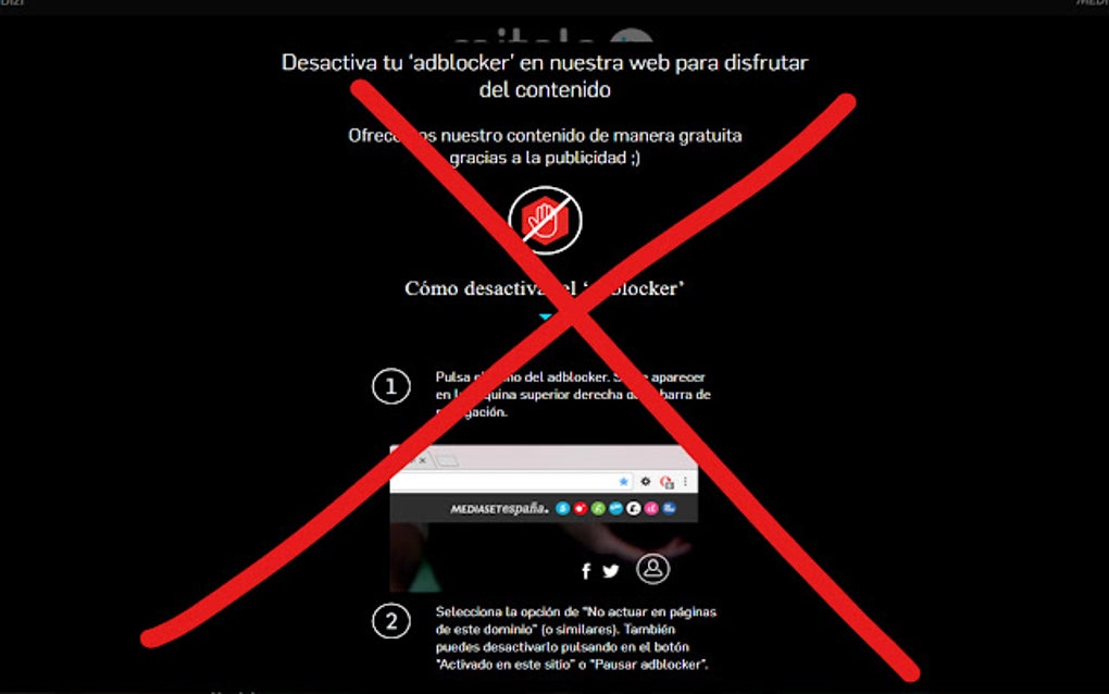 Mitele AdBlock Bypass for Google Chrome - Extension Download