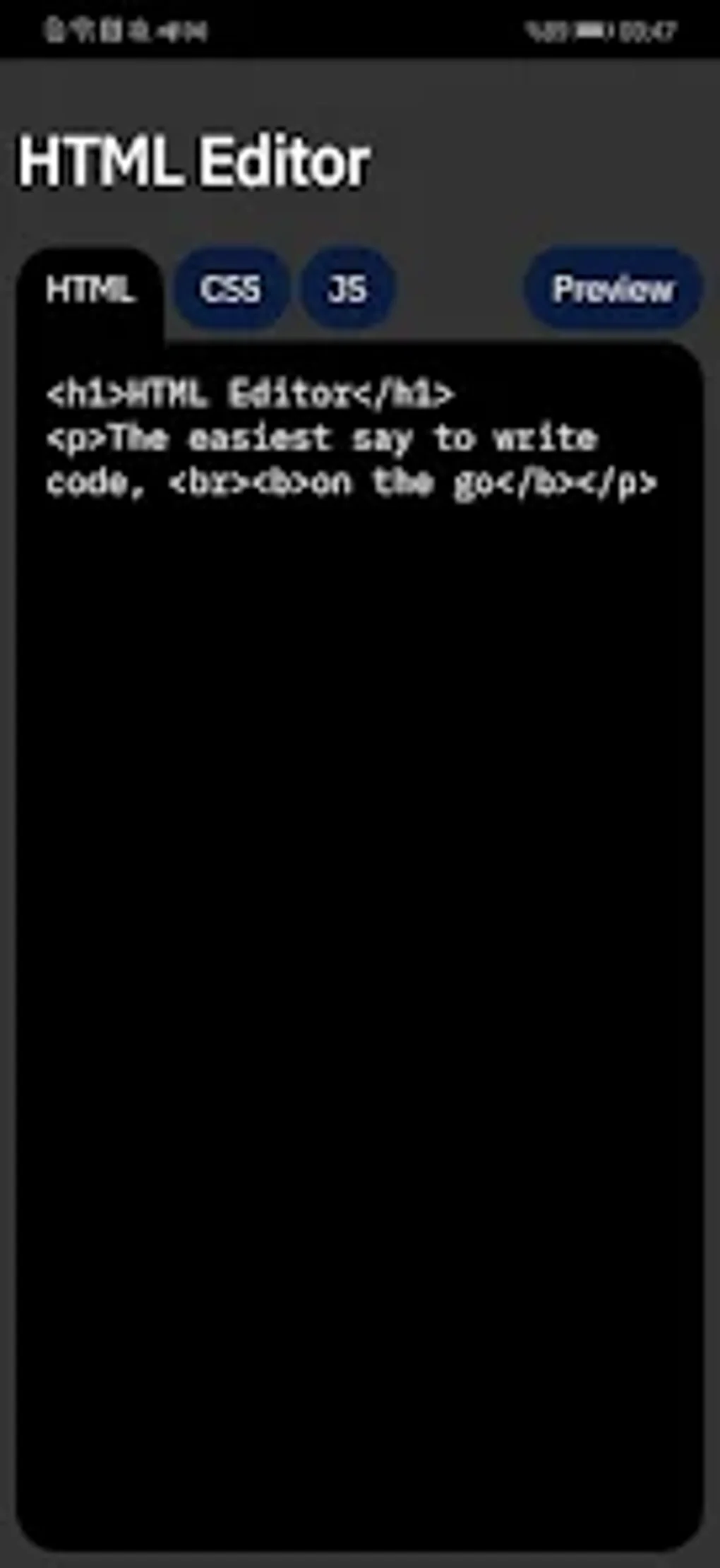 HTML Editor para Android - Download