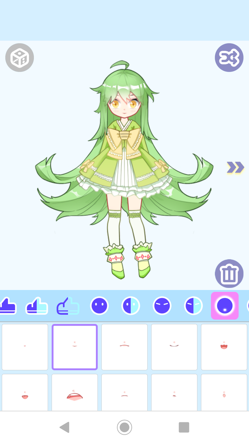 Anime Dress Up: Cute Anime Girls Maker для Android — Скачать