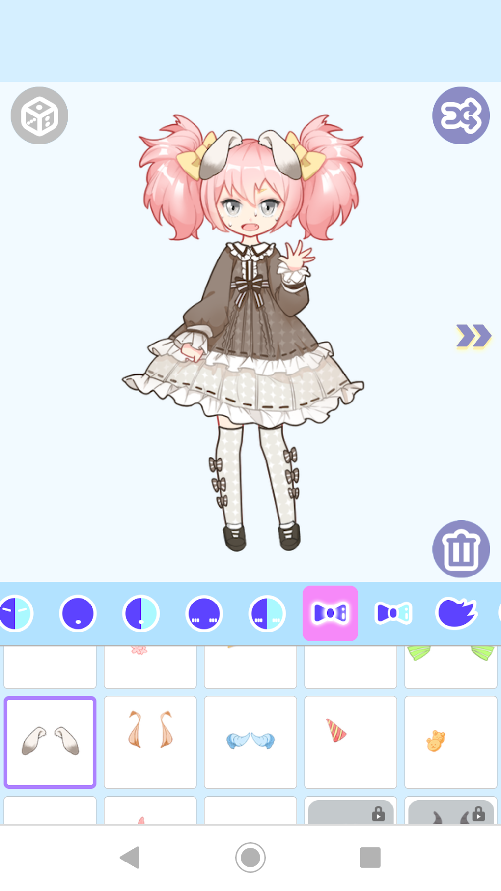 Android 용 Anime Dress Up: Cute Anime Girls Maker - 다운로드