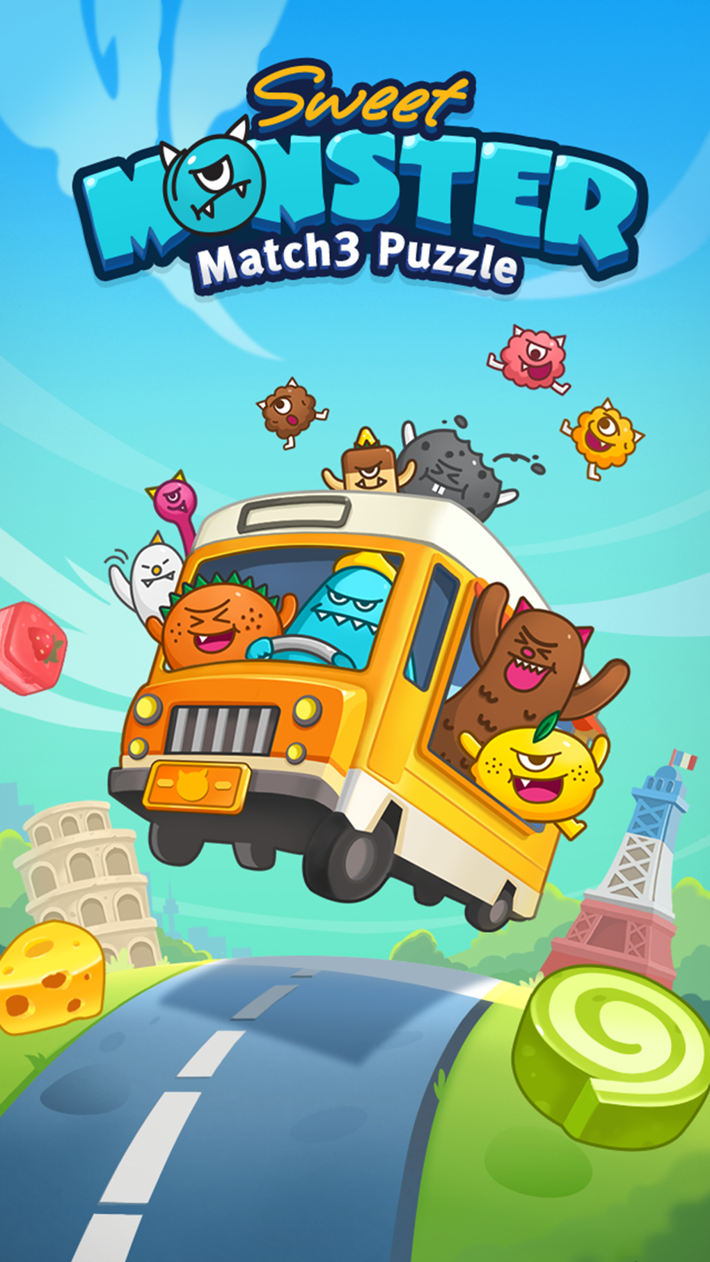 Match 3 Puzzle: SweetMonster para iPhone - Download