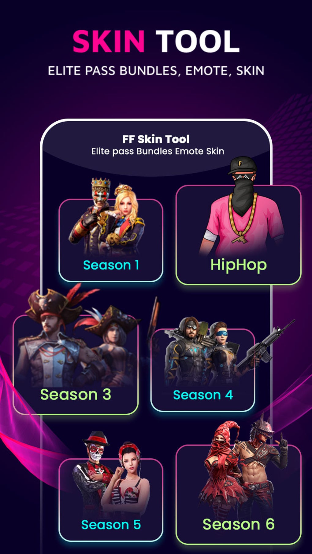 FFF Skin Tool Elite Bundles para Android - Descargar