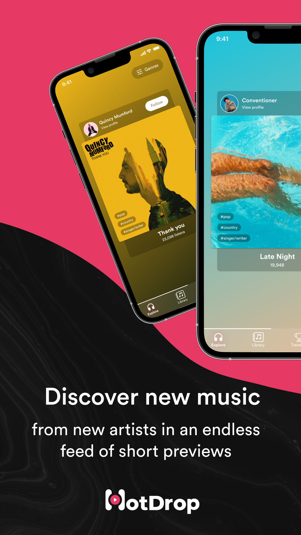 HotDrop: Find Hit Music para iPhone - Descargar