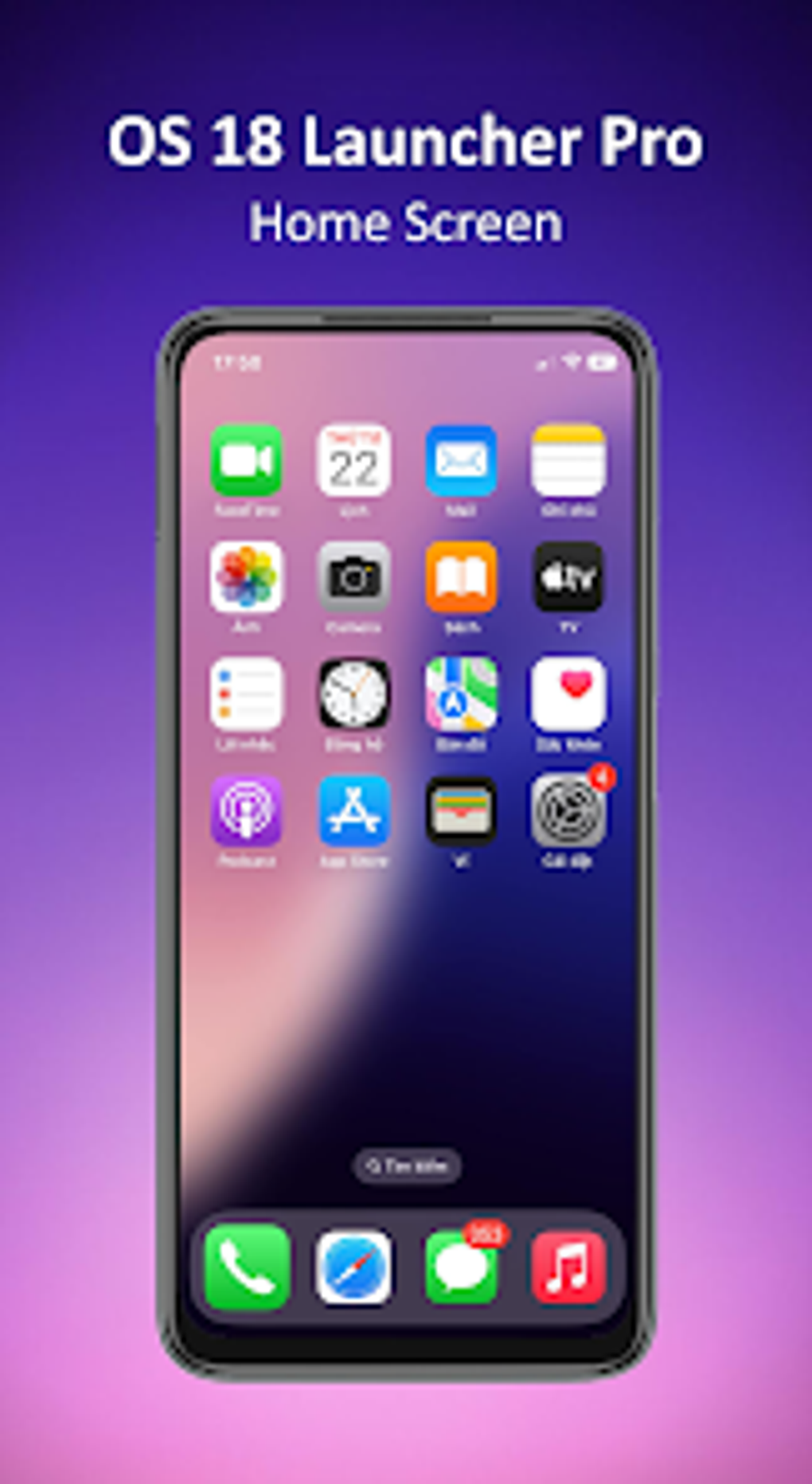 OS 18 Launcher Pro para Android - Descargar