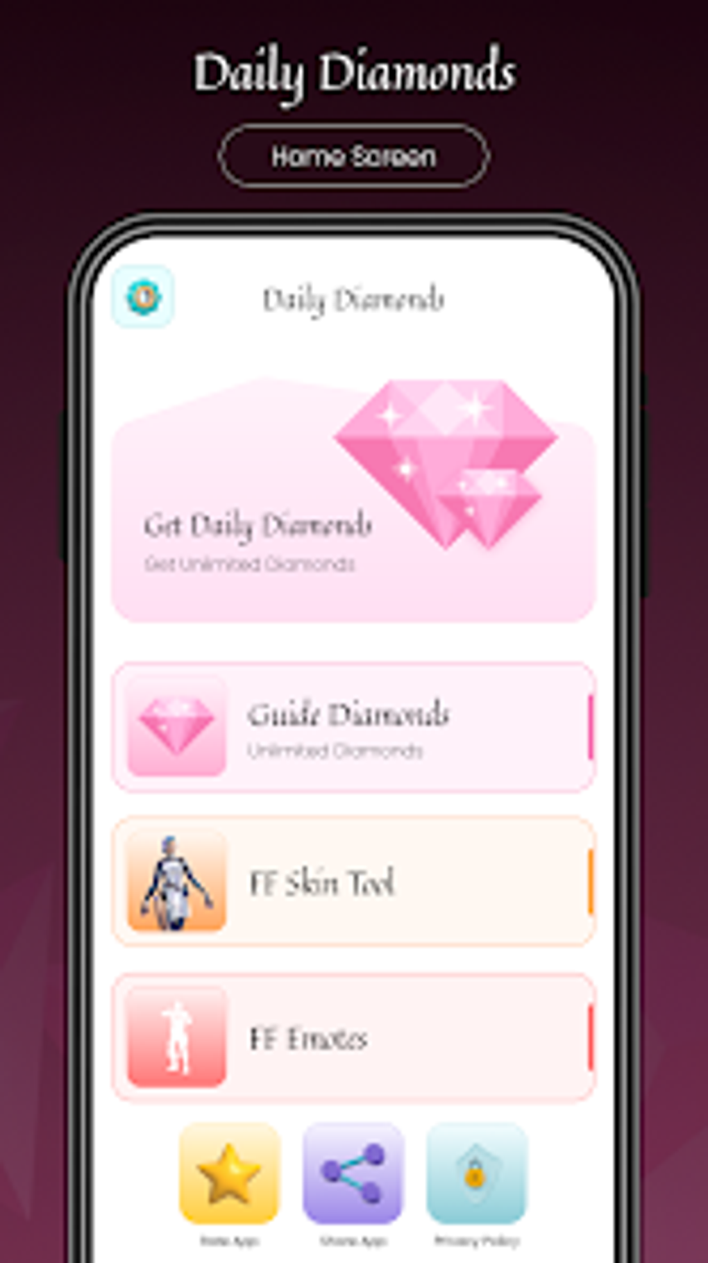 Get Daily Diamond FFF Guide for Android - Download