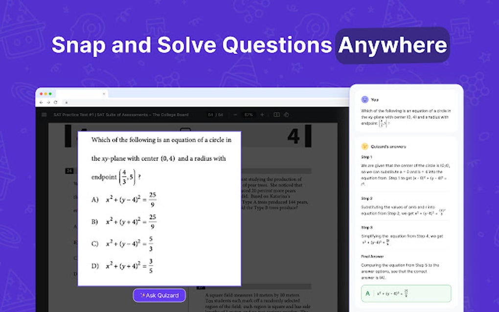 Quizard AI - Scan and Solve for Google Chrome - Extension Download