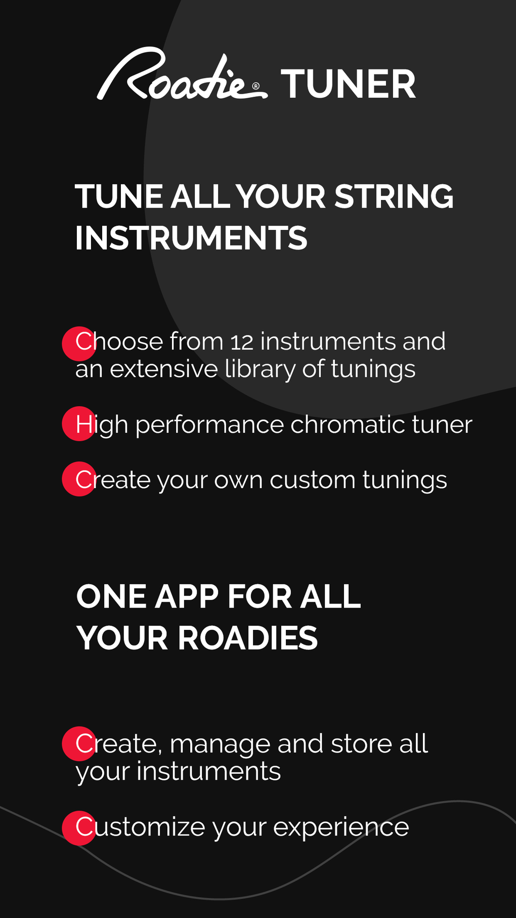 Roadie Tuner - Guitar Tuner for iPhone - Download
