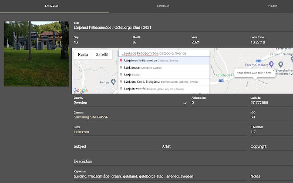 Geolocation Plugin for PhotoPrism for Google Chrome - Extension Download