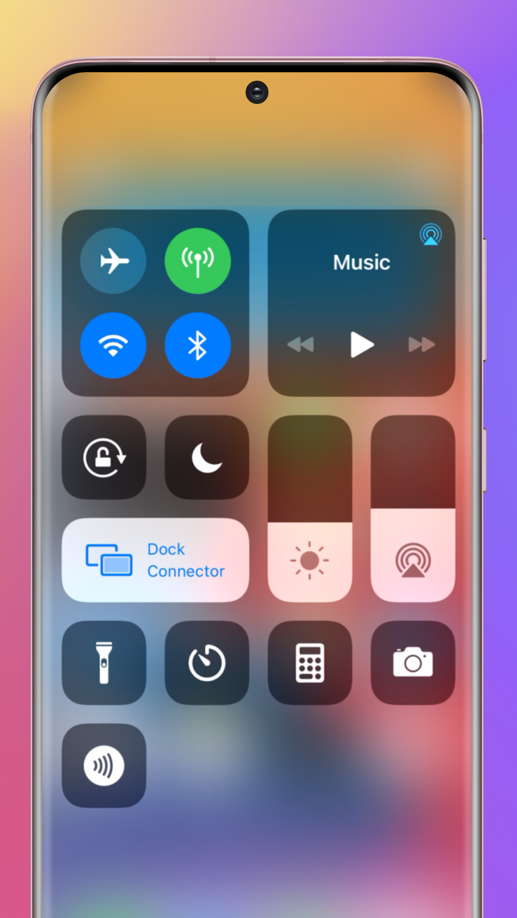 Control Center iOS 14 Free for Android - Download