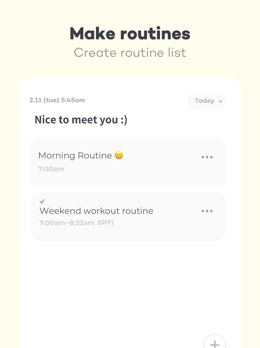 Routinery: Self-CareRoutine pour Android - Télécharger