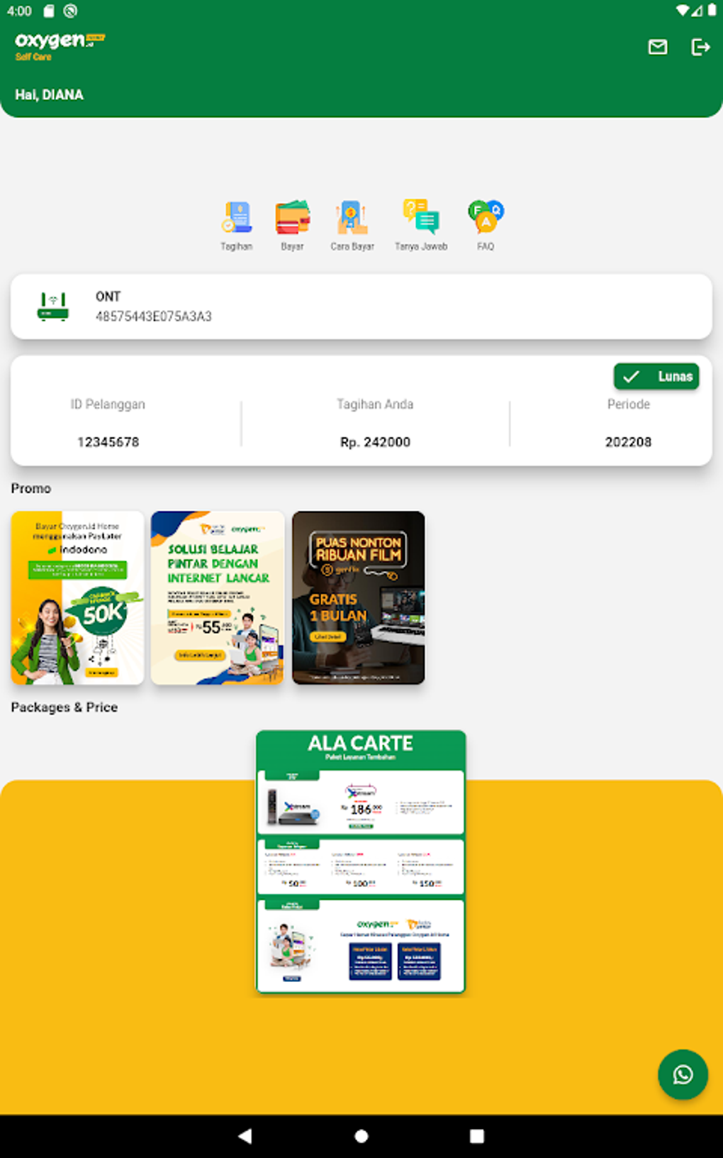 Selfcare Home Oxygen Id APK cho Android - Tải về