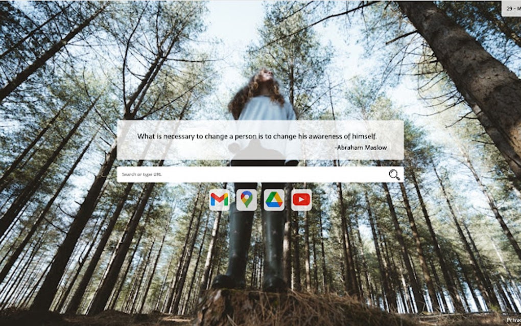 Wings of inspiration para Google Chrome - Extensión Descargar