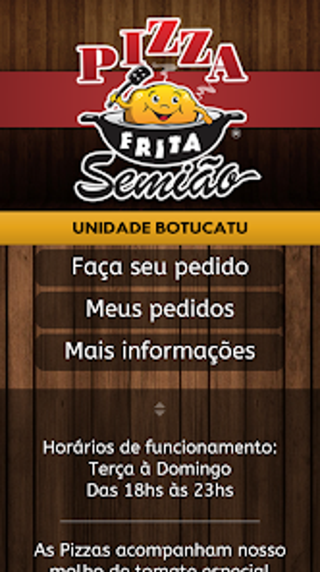 Pizza Frita Semião - Botucatu for Android - Download
