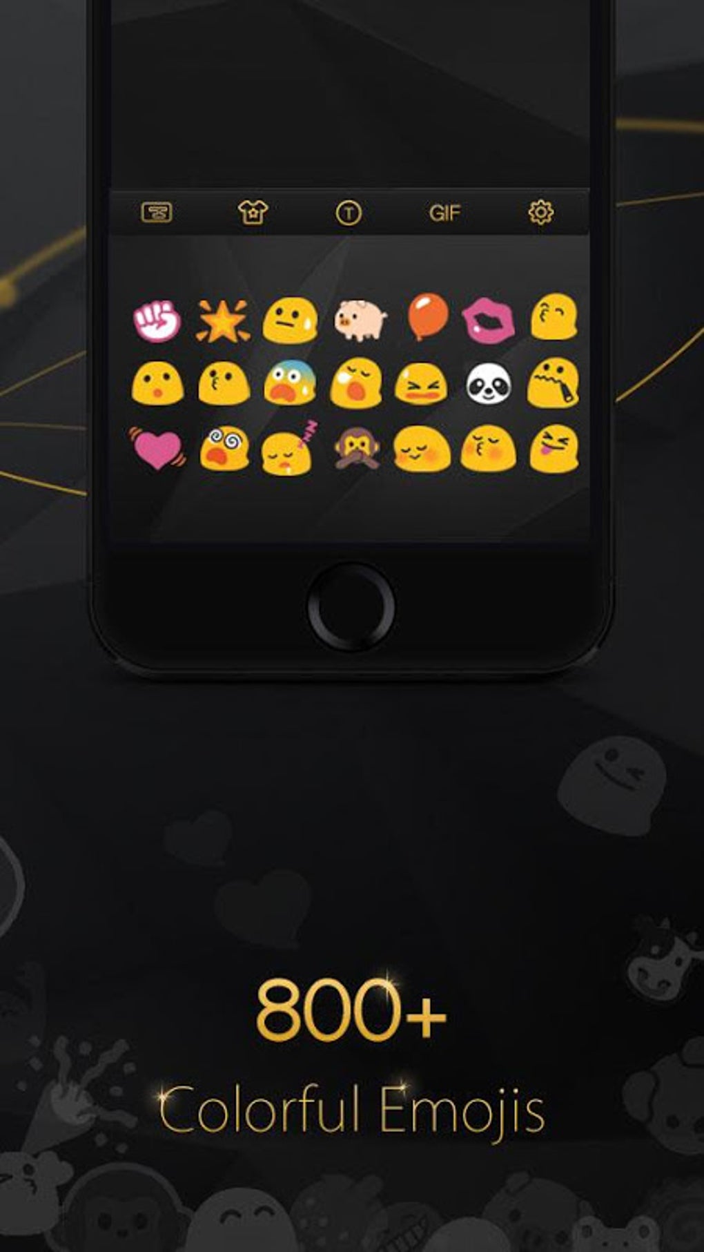Luxury Black Keyboard Theme APK for Android - Download