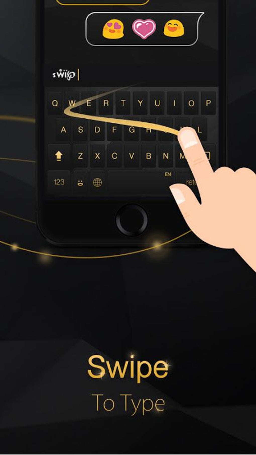 Luxury Black Keyboard Theme APK for Android - Download