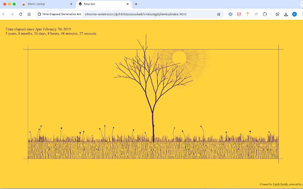 TreeLapse Tab Google Chrome 용 - 확장 프로그램 다운로드