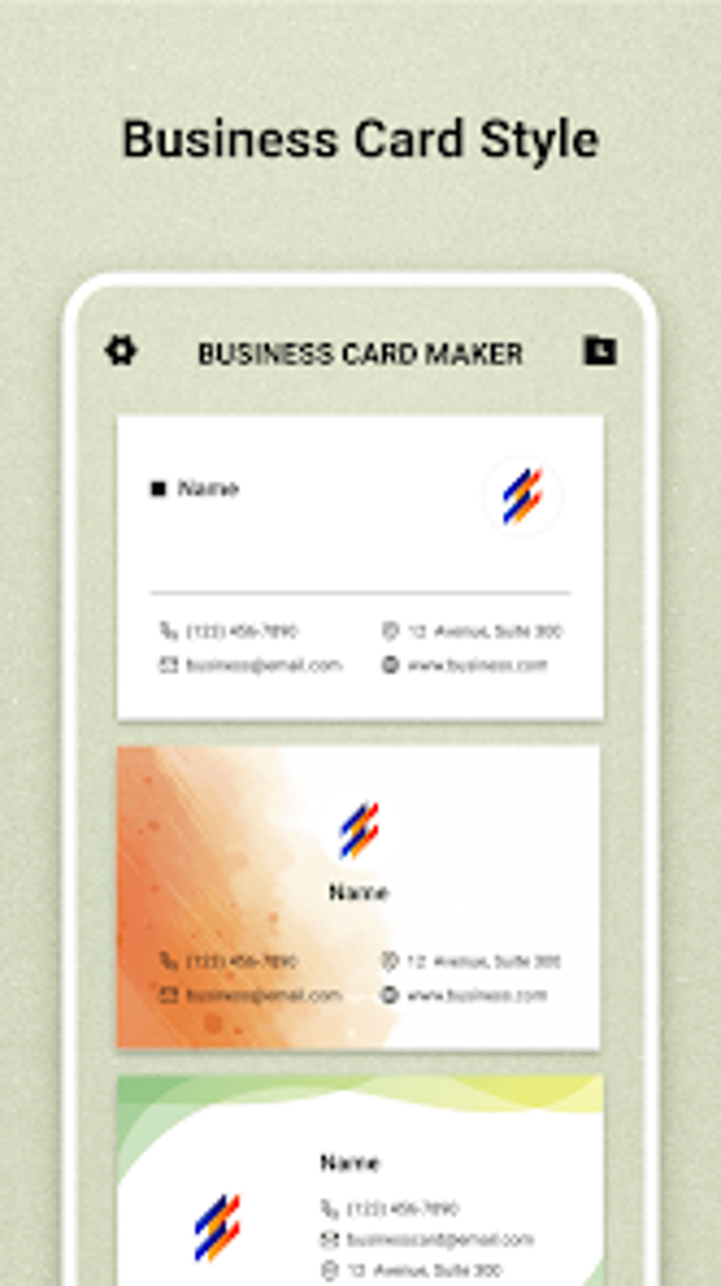 Android için Pro Business Card Maker - İndir