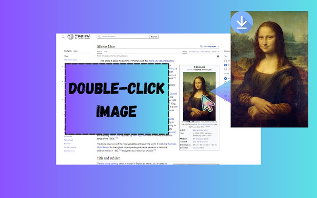Double Click Image Downloader for Google Chrome - Extension Download