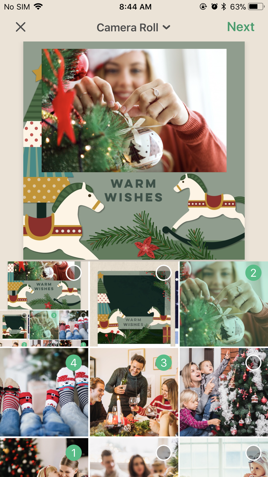 Pine 3D Greeting Cards for iPhone - Download