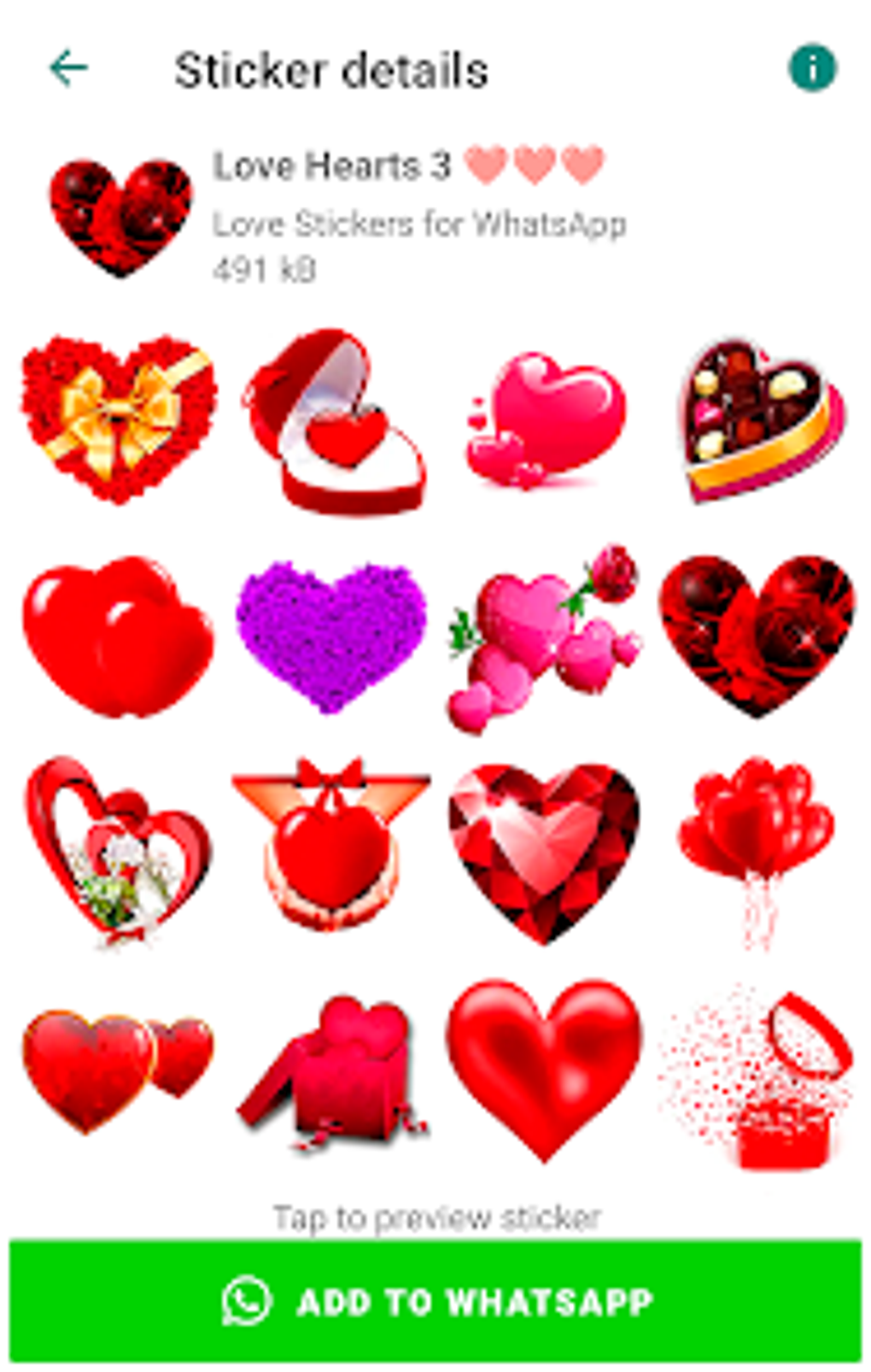 Love Stickers for WhatsApp für Android - Download