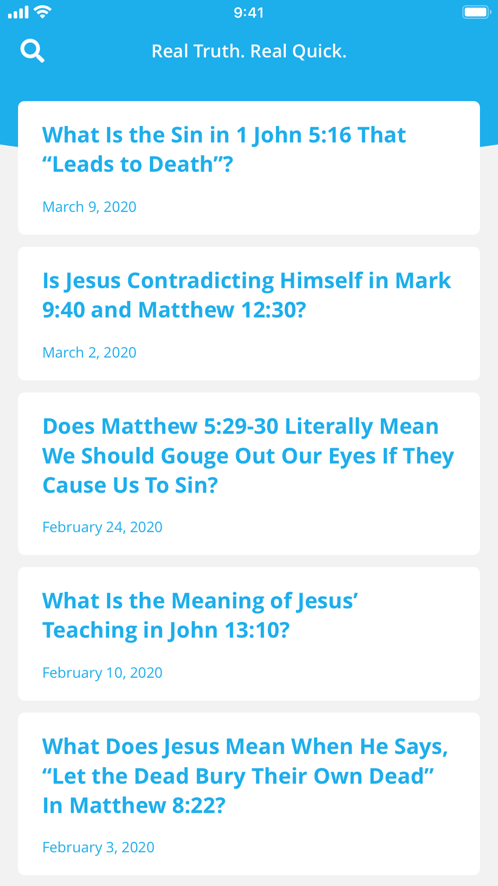 Real Truth. Real Quick. für iPhone - Download