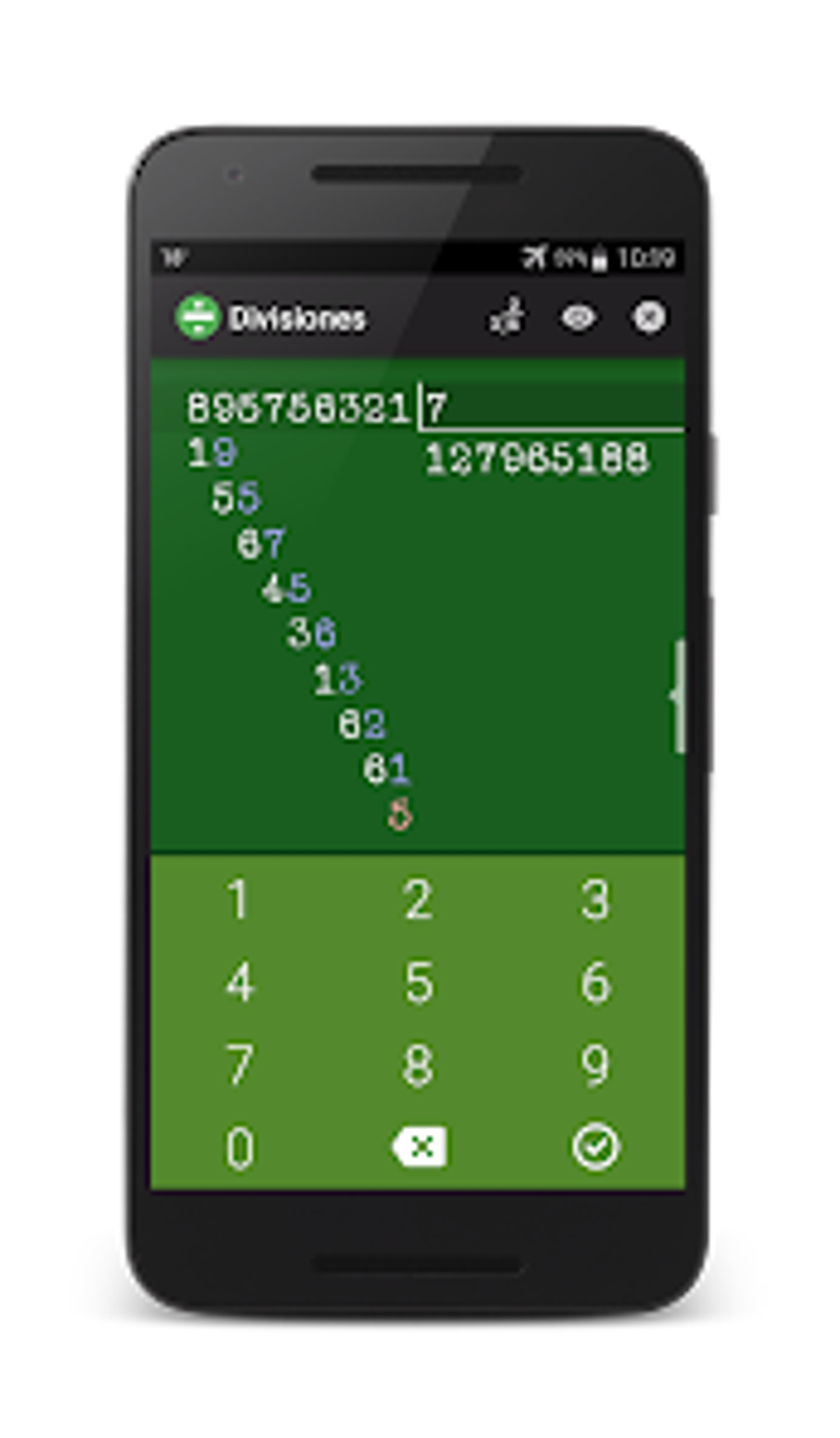 Divisions Calculator สำหรับ Android - ดาวน์โหลด