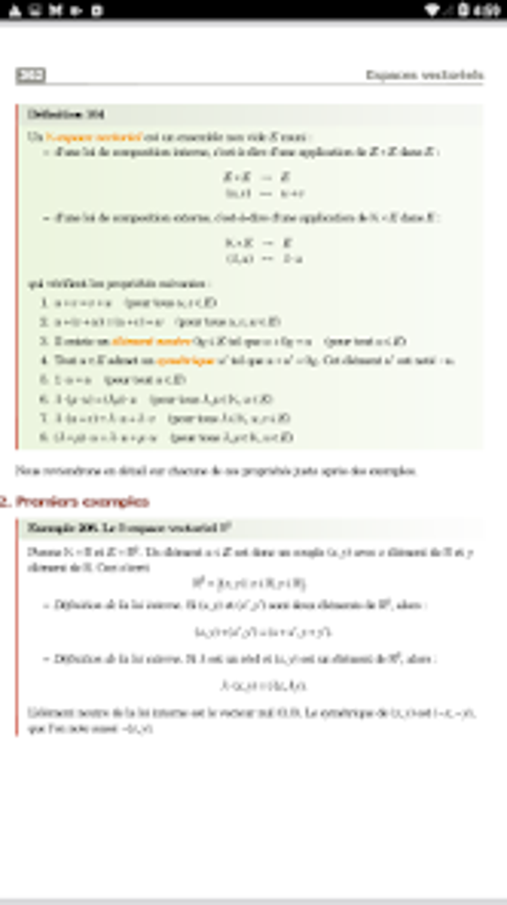 Android için Cours de mathématiques - Premi - İndir