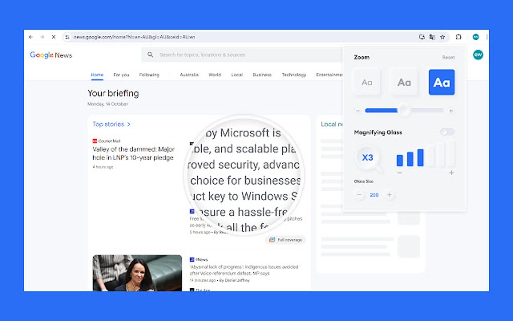 Easy Font & Zoom for Google Chrome - Extension Download